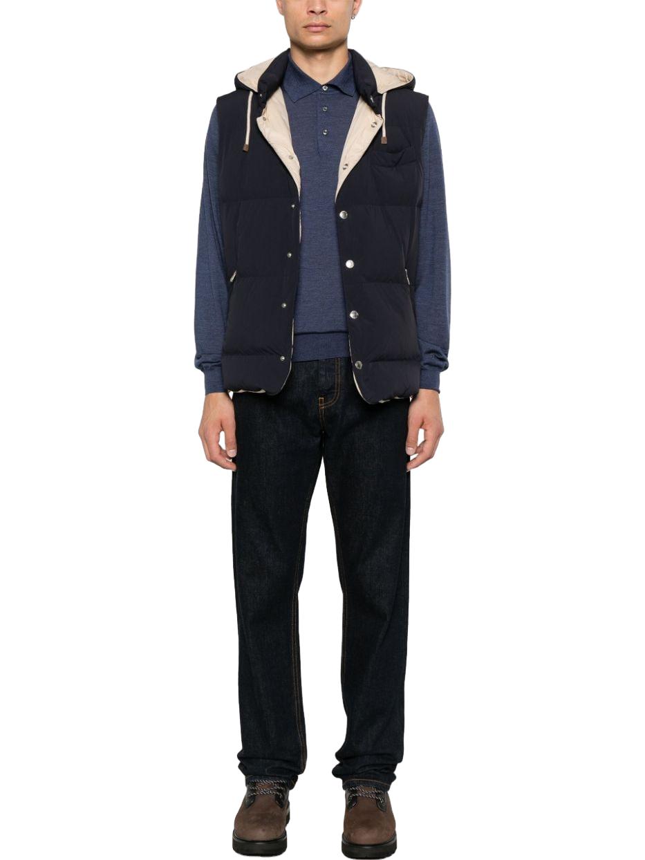 FEDELI fine-knit polo shirt