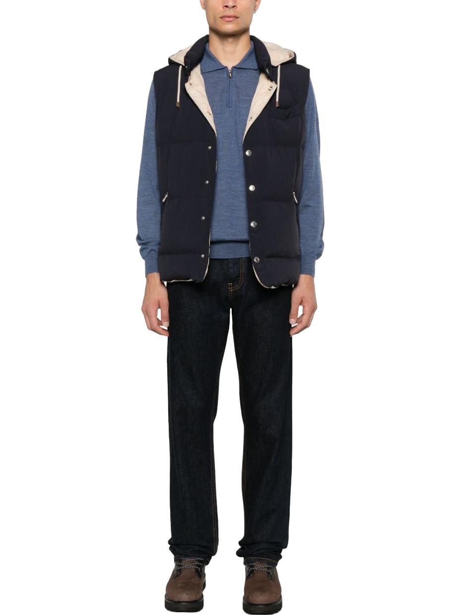FEDELI fine-knit polo shirt