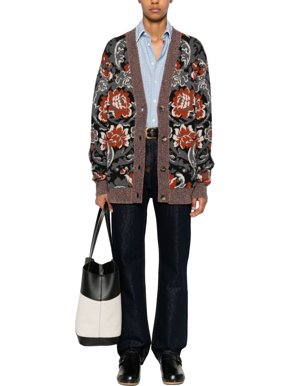 ETRO ETRO Lurex Straight Leg Jeans