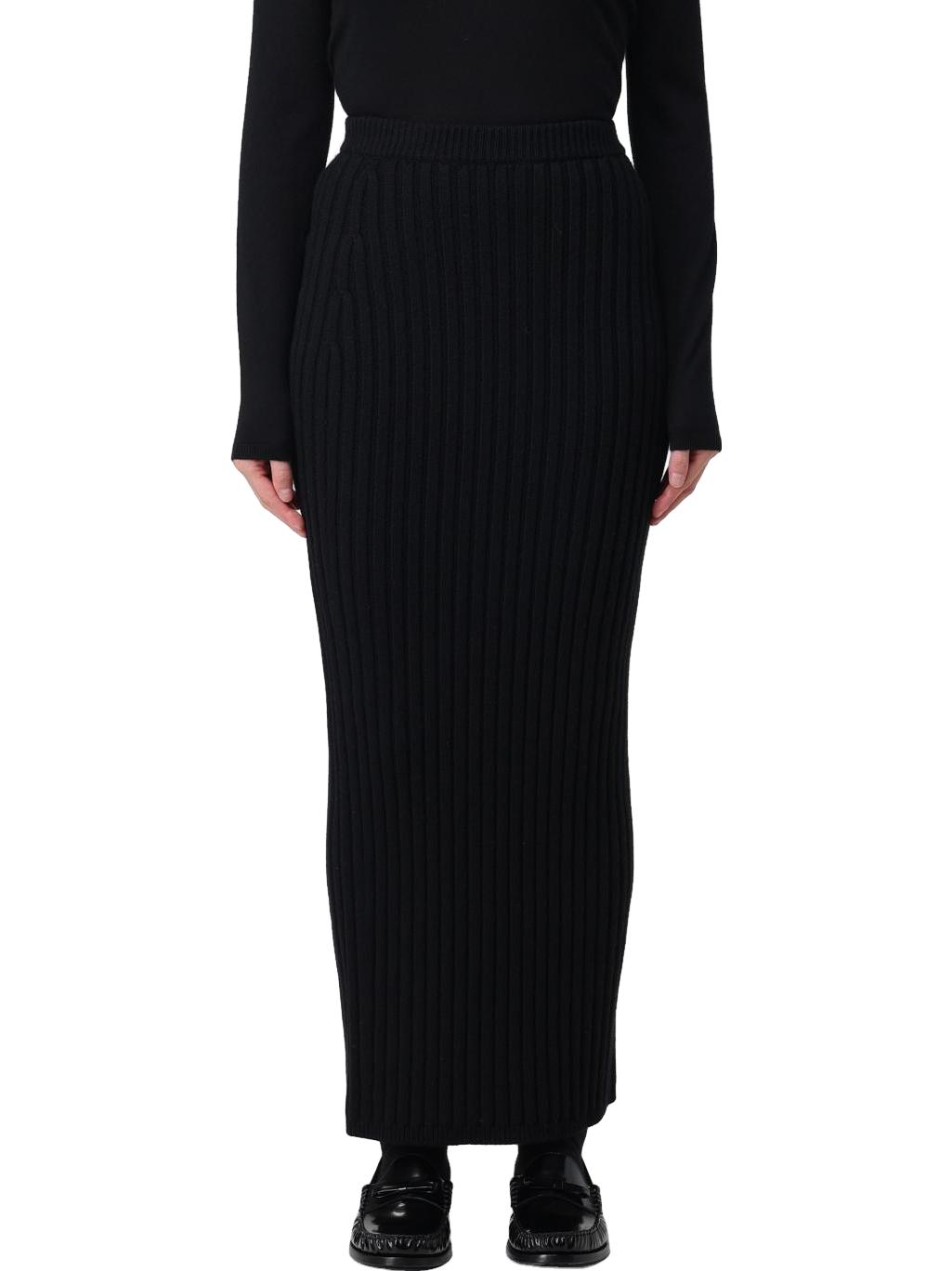 MAX MARA Max Mara Ribbed Knit Maxi Skirt