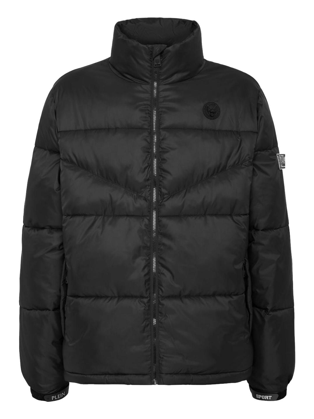PLEIN SPORT Plein Sport Logo Patch Puffer Jacket