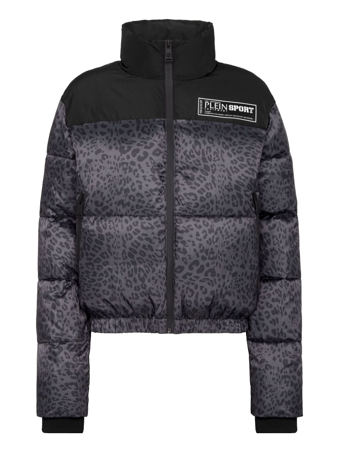 PLEIN SPORT Plein Sport Leopard-Print Puffer Jacket