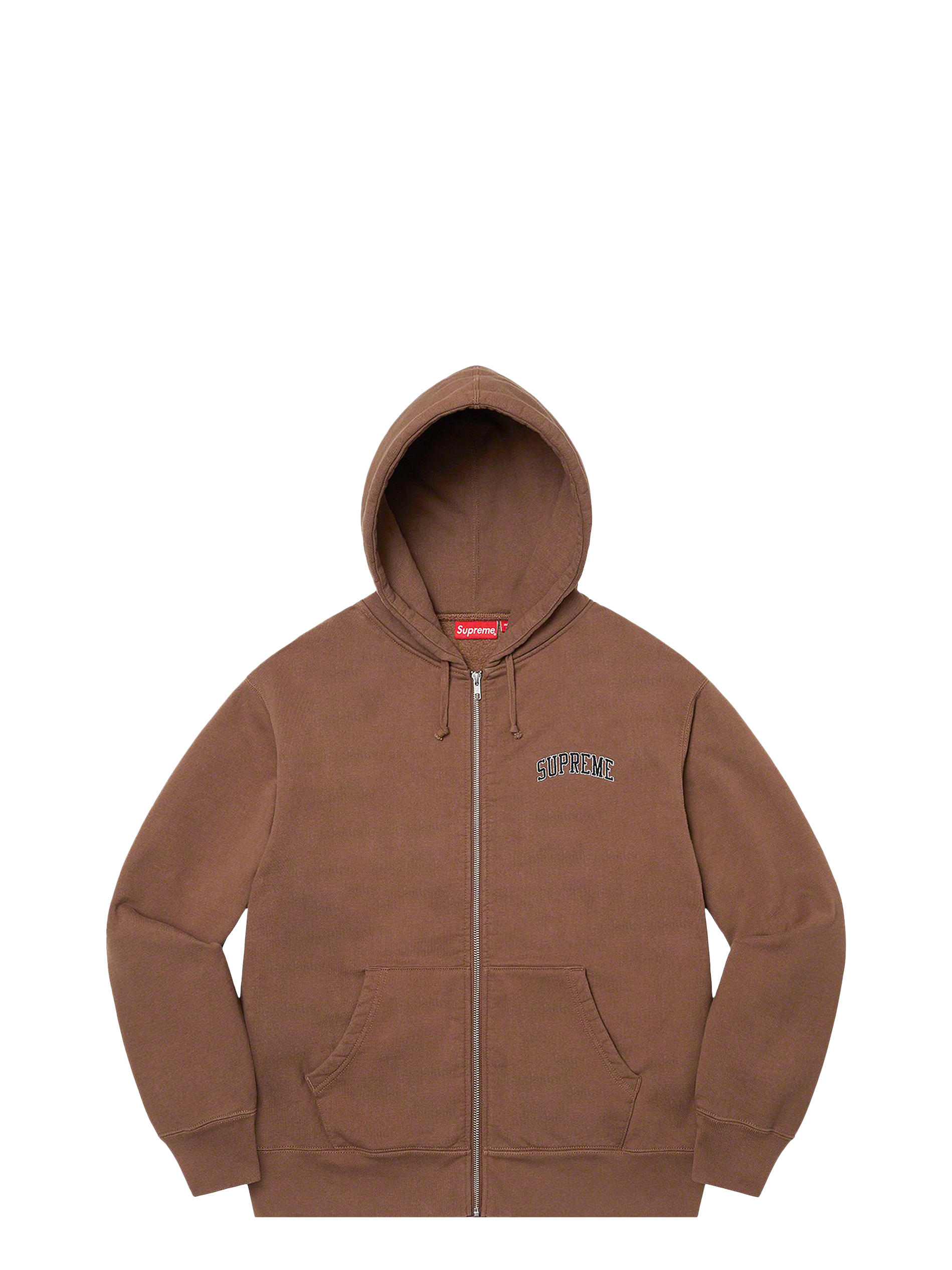 Supreme Doughboy Zip Up Hooded Sweatshirt - Brown | Editorialist