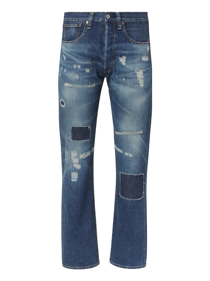 JUNYA WATANABE Junya Watanabe Distressed Straight Jeans