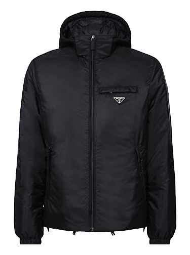 PRADA Re-Nylon Padded Nylon Hooded Jacket