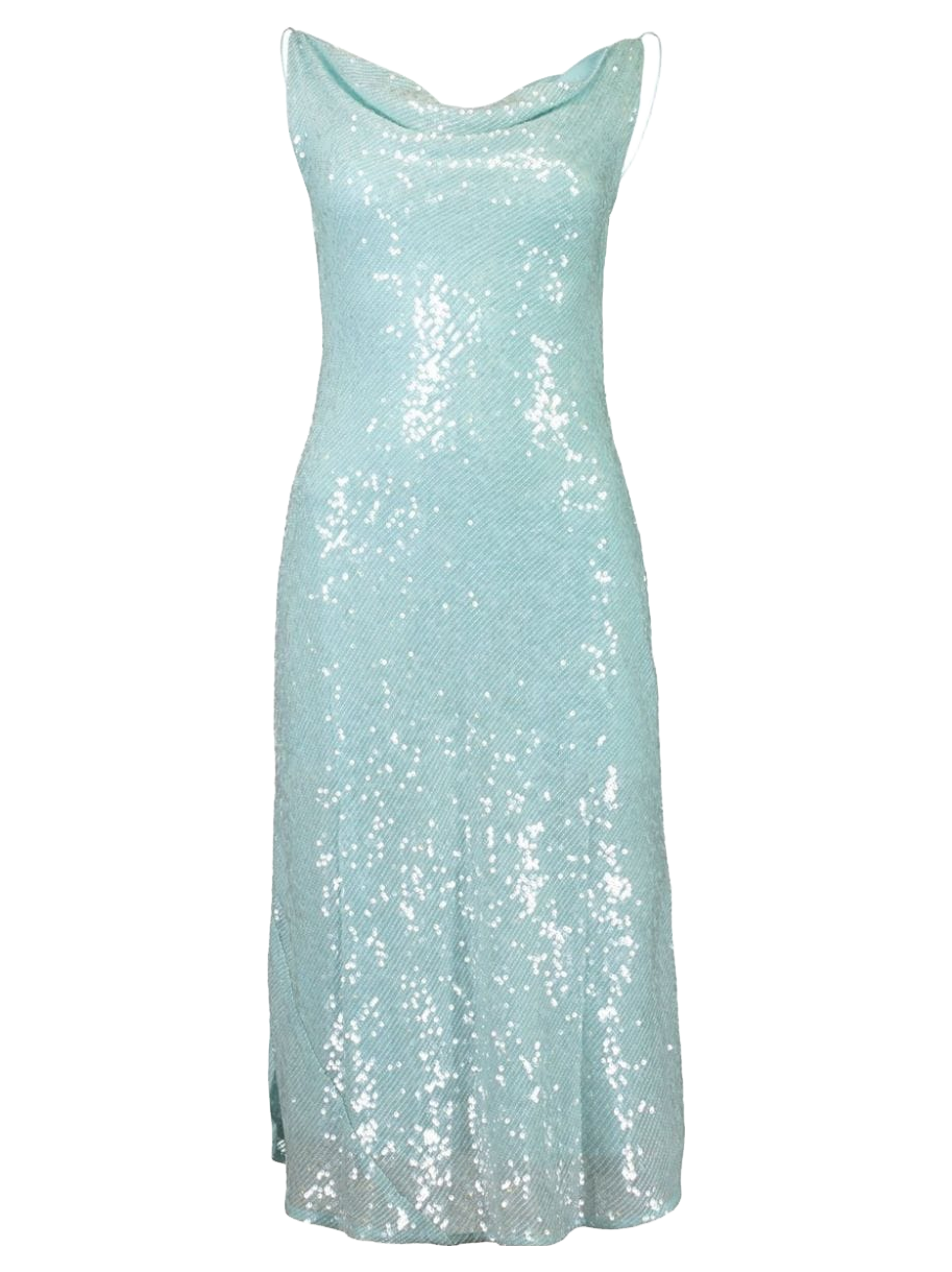 LAPOINTE LAPOINTE Sequined Midi Dress