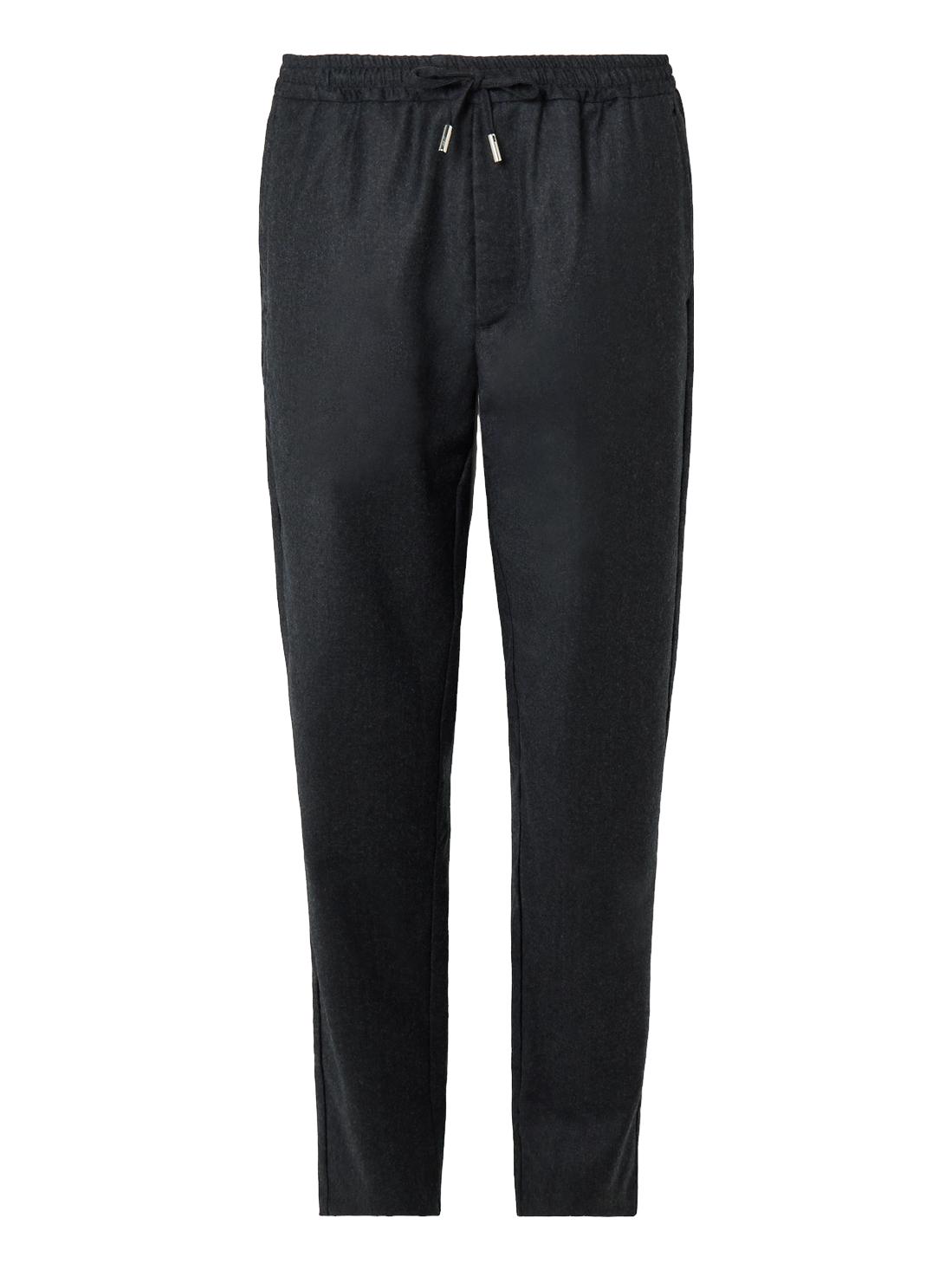 MR P. James Slim-Fit Wool-Flannel Drawstring Suit Trousers 30