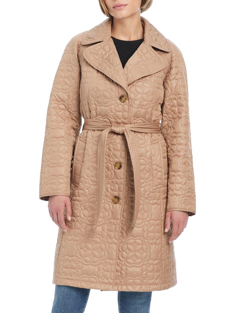 KATE SPADE NEW YORK Kate Spade New York Belted Quilted Coat