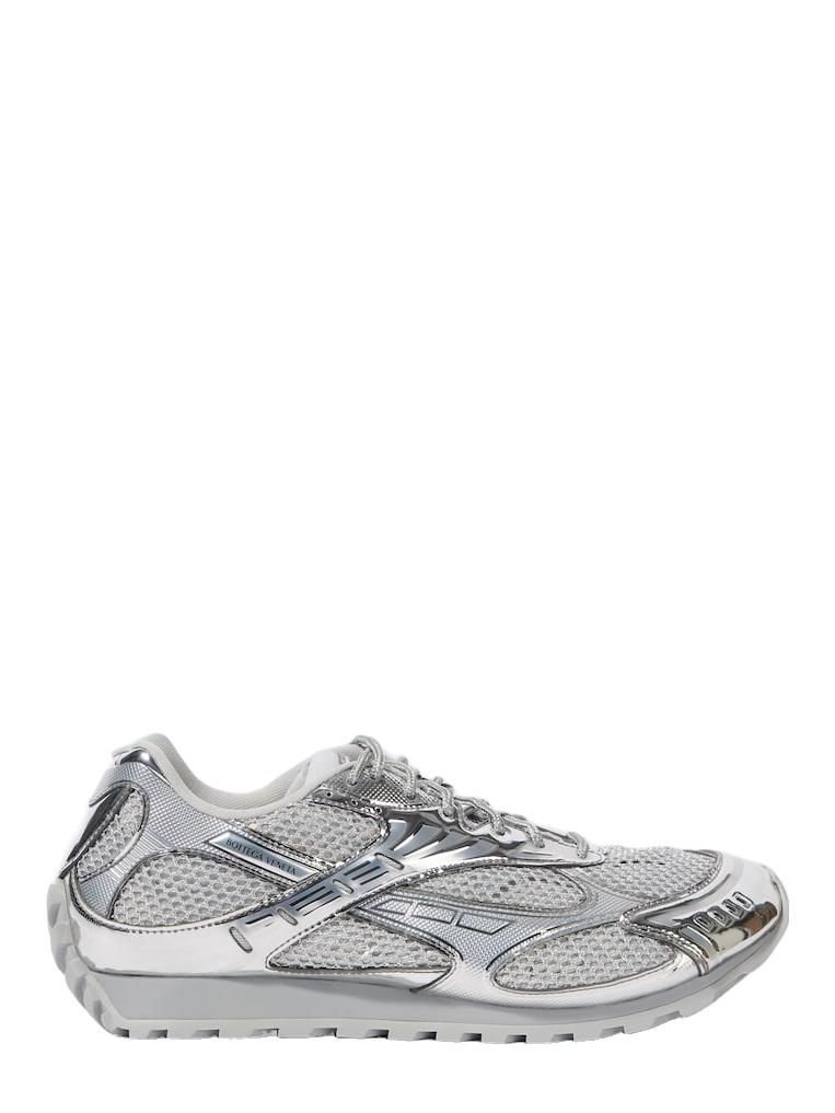 BOTTEGA VENETA Bottega Veneta Orbit Metallic-Effect Sneakers
