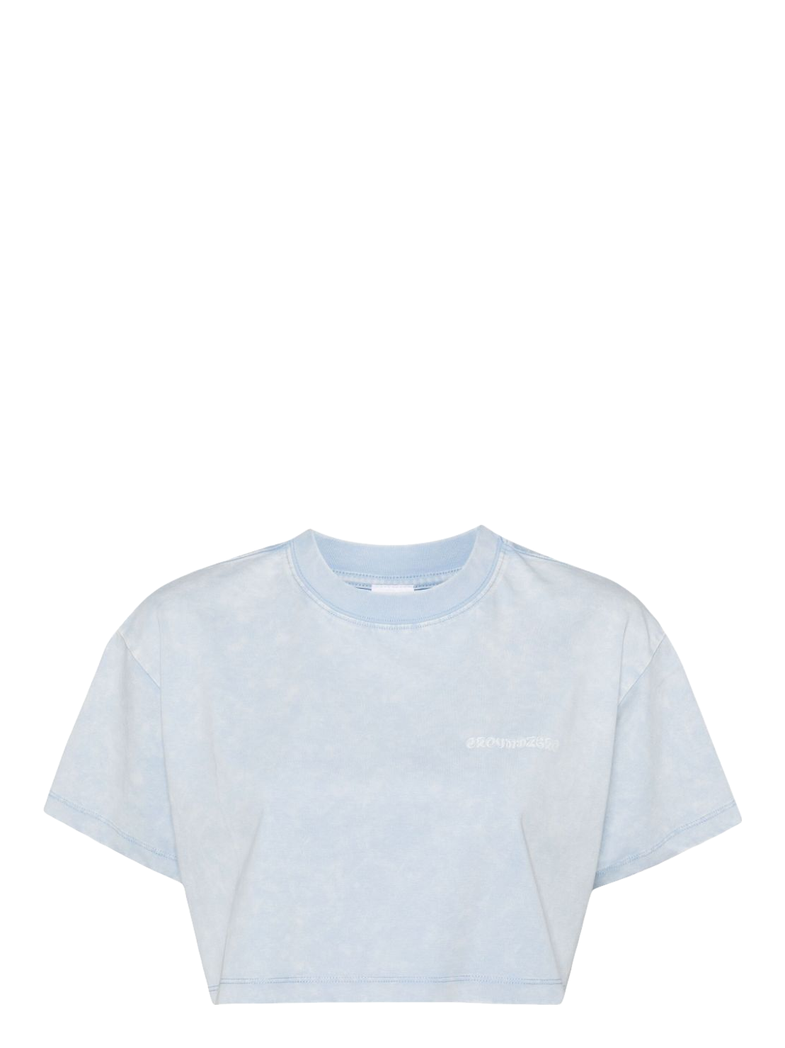 GROUND ZERO Ground Zero Logo-Print Cropped T-Shirt