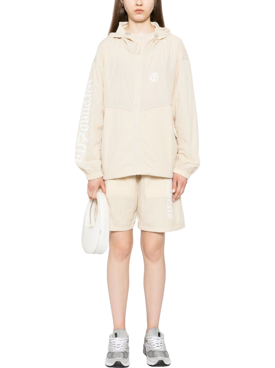 GROUND ZERO Ground Zero Logo-Print Lightweight Jacket