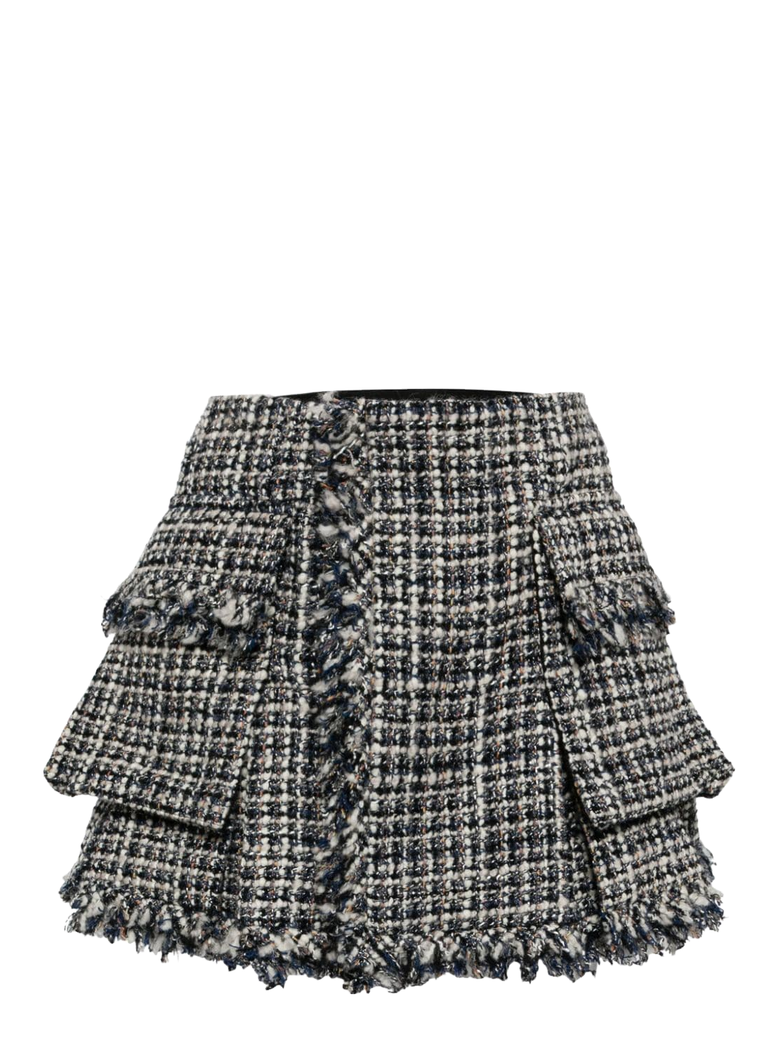 SACAI Twill Wool-Blend Skirt