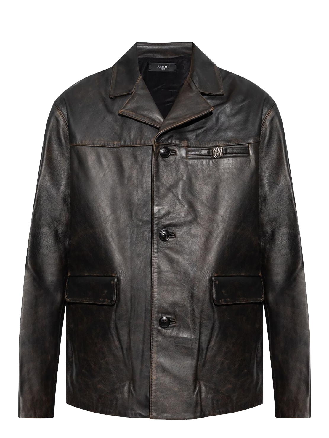 AMIRI AMIRI Single-Breasted Leather Jacket