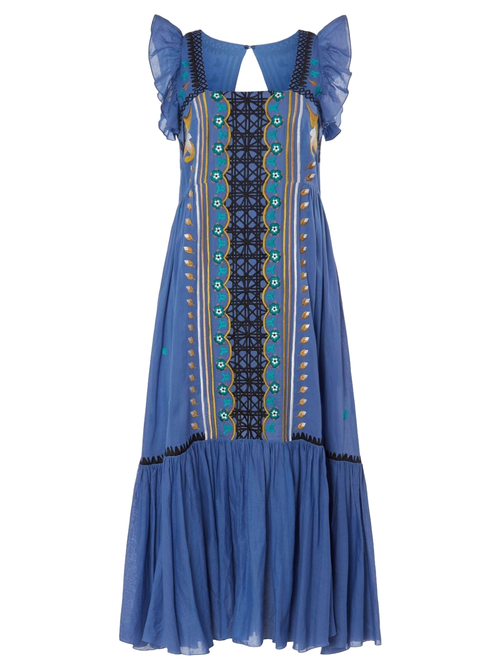 TEMPERLEY LONDON Florentine Embroidered Cotton Dress