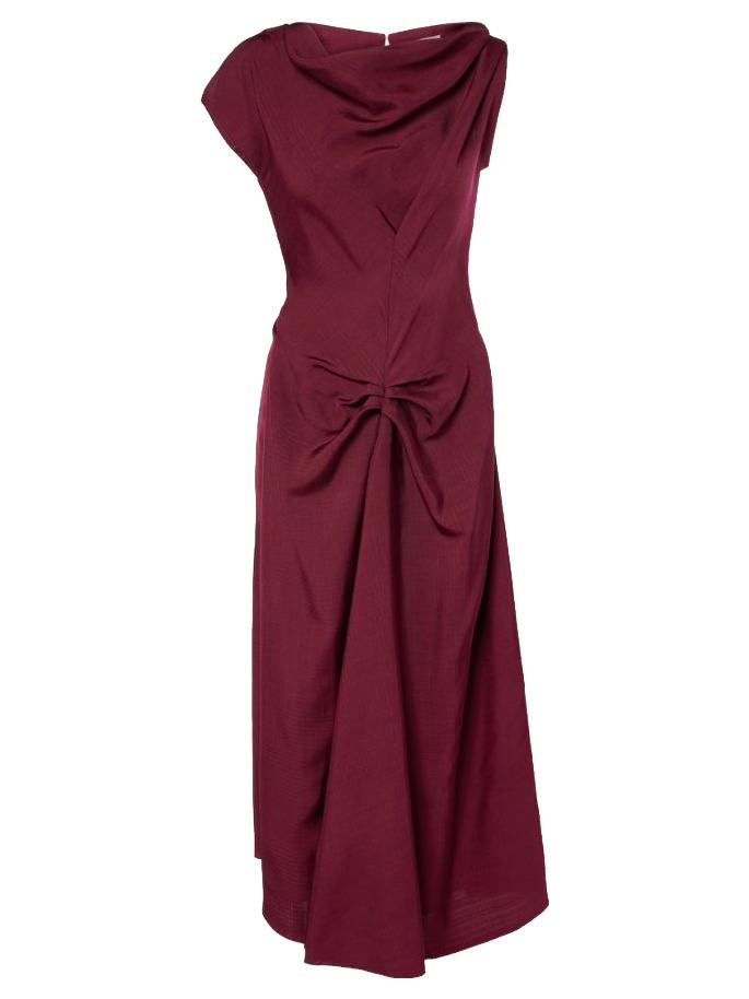 KHAITE Khaite Luola Draped Silk Top