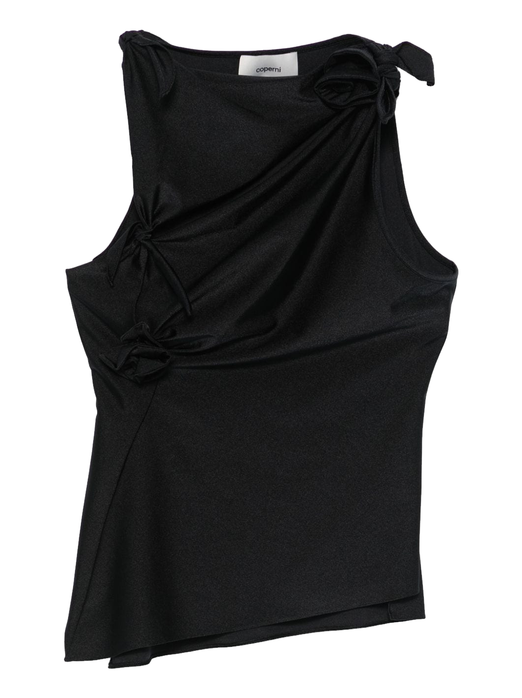KARL LAGERFELD One-Shoulder Draped Top