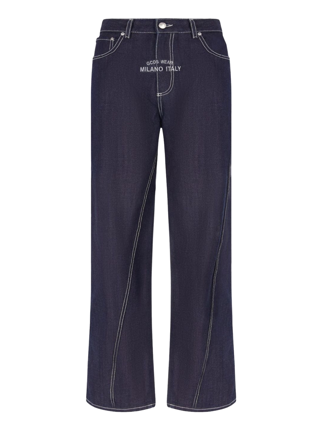 GCDS GCDS Wide-Leg Jeans