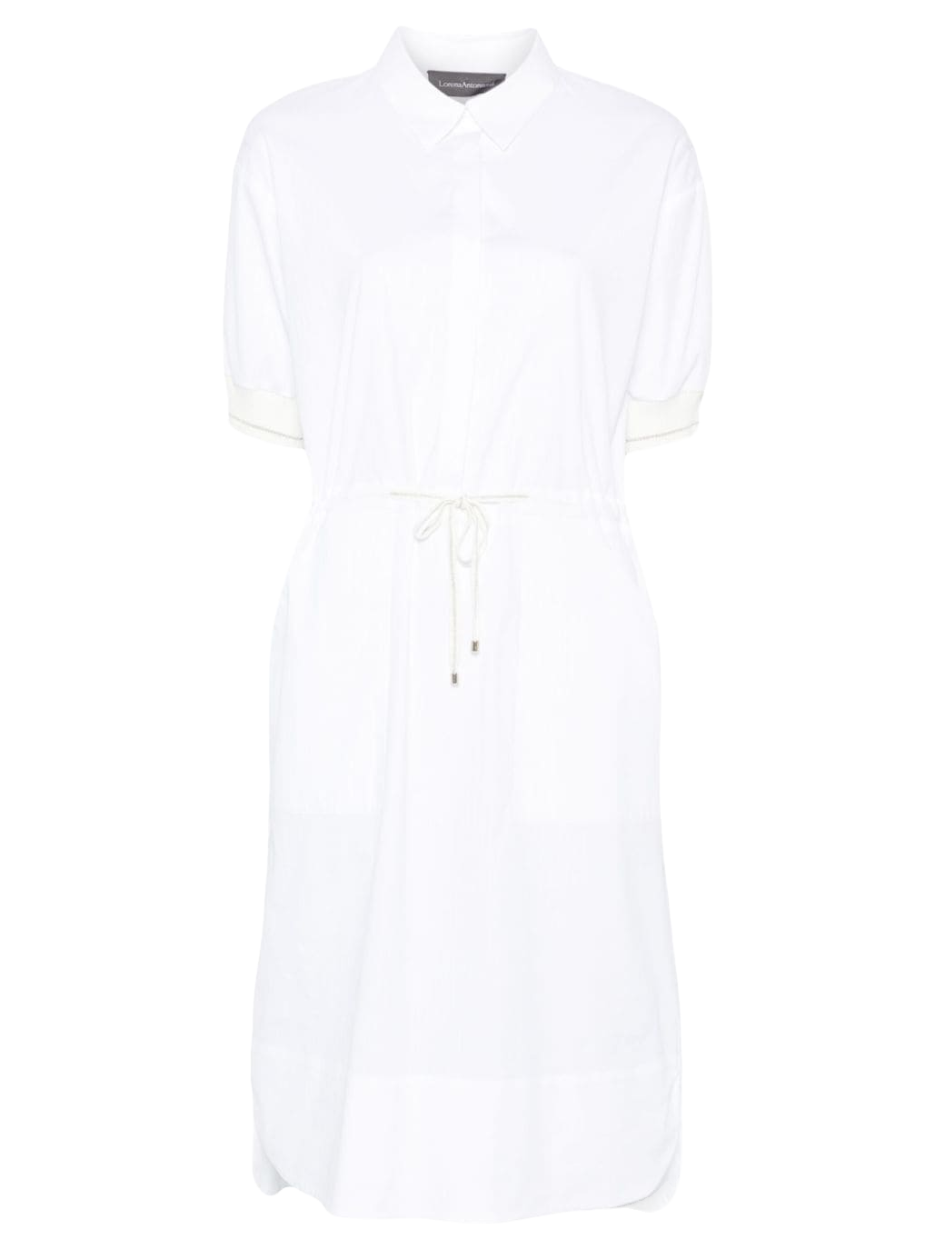 LORENA ANTONIAZZI Lorena Antoniazzi Pinstripe Shirt Dress