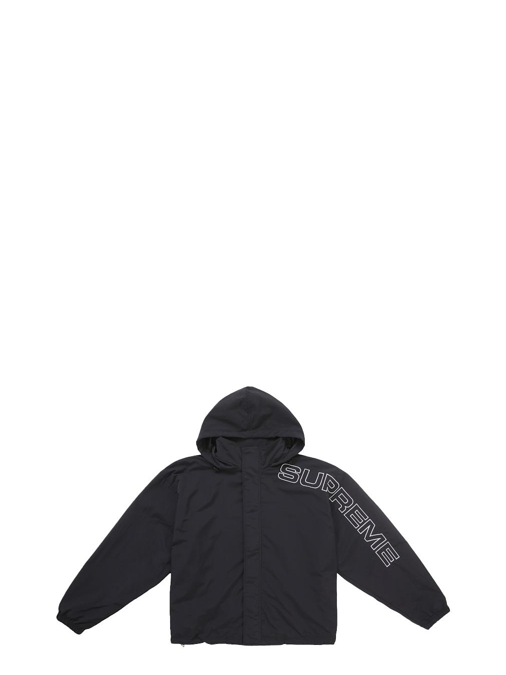 Supreme Spellout Embroidered Track Jacket - Black | Editorialist