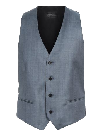 EMPORIO ARMANI Tailored Virgin Wool Vest