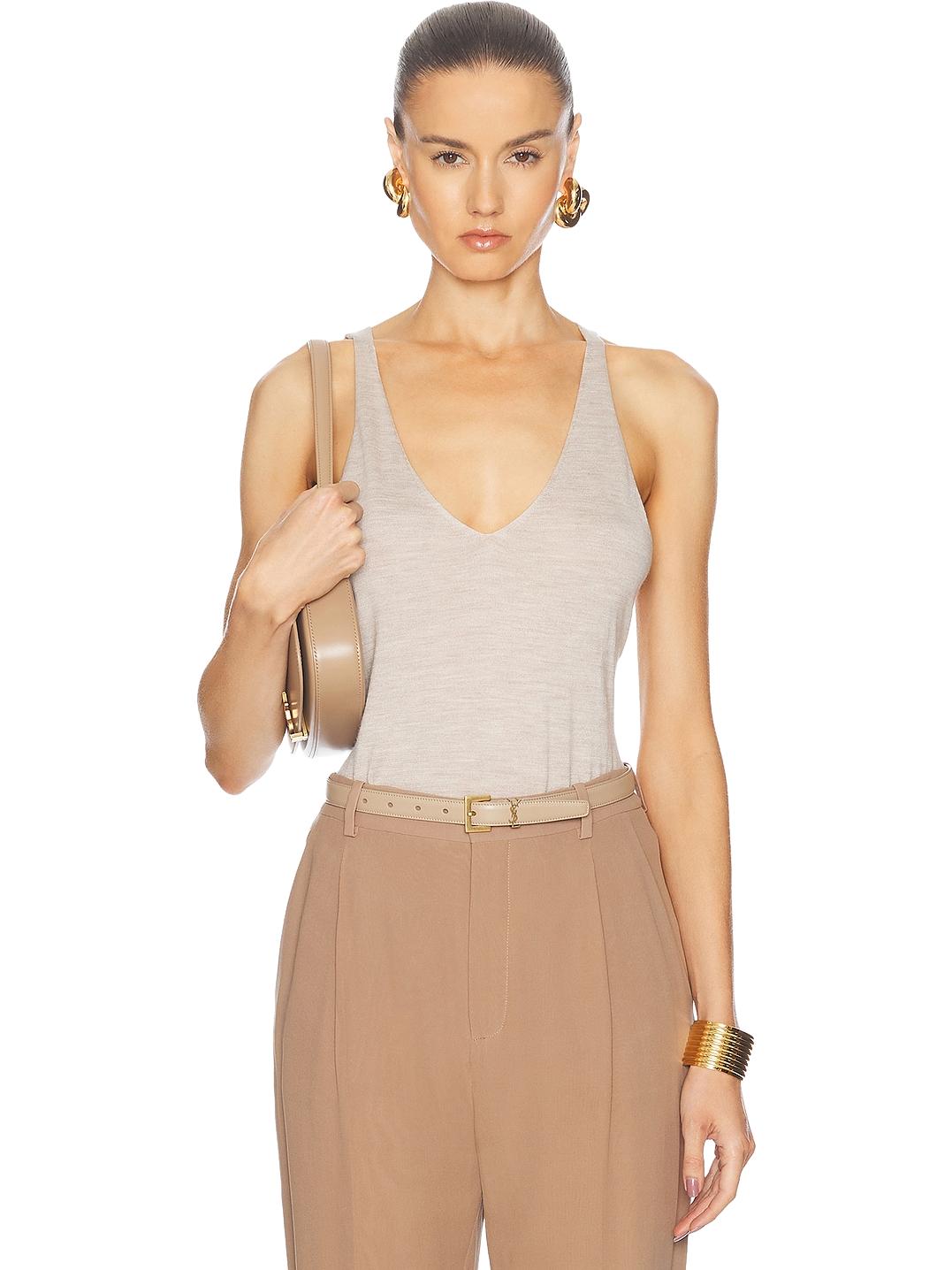 SAINT LAURENT Saint Laurent Cashmere Tank Top
