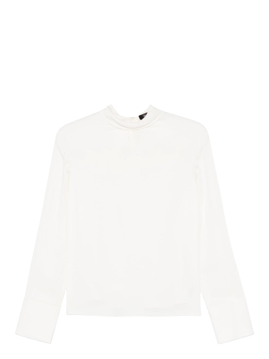 THEORY Theory Scarf-Detail Silk Blouse