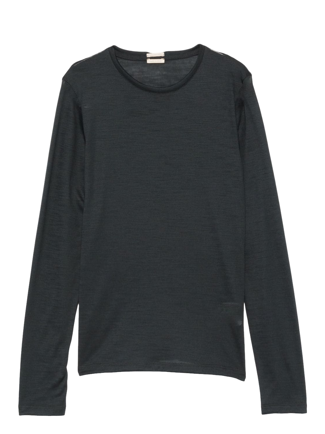 BRUNELLO CUCINELLI Brunello Cucinelli Long-Sleeve Leather Shirt with Monili Decoration