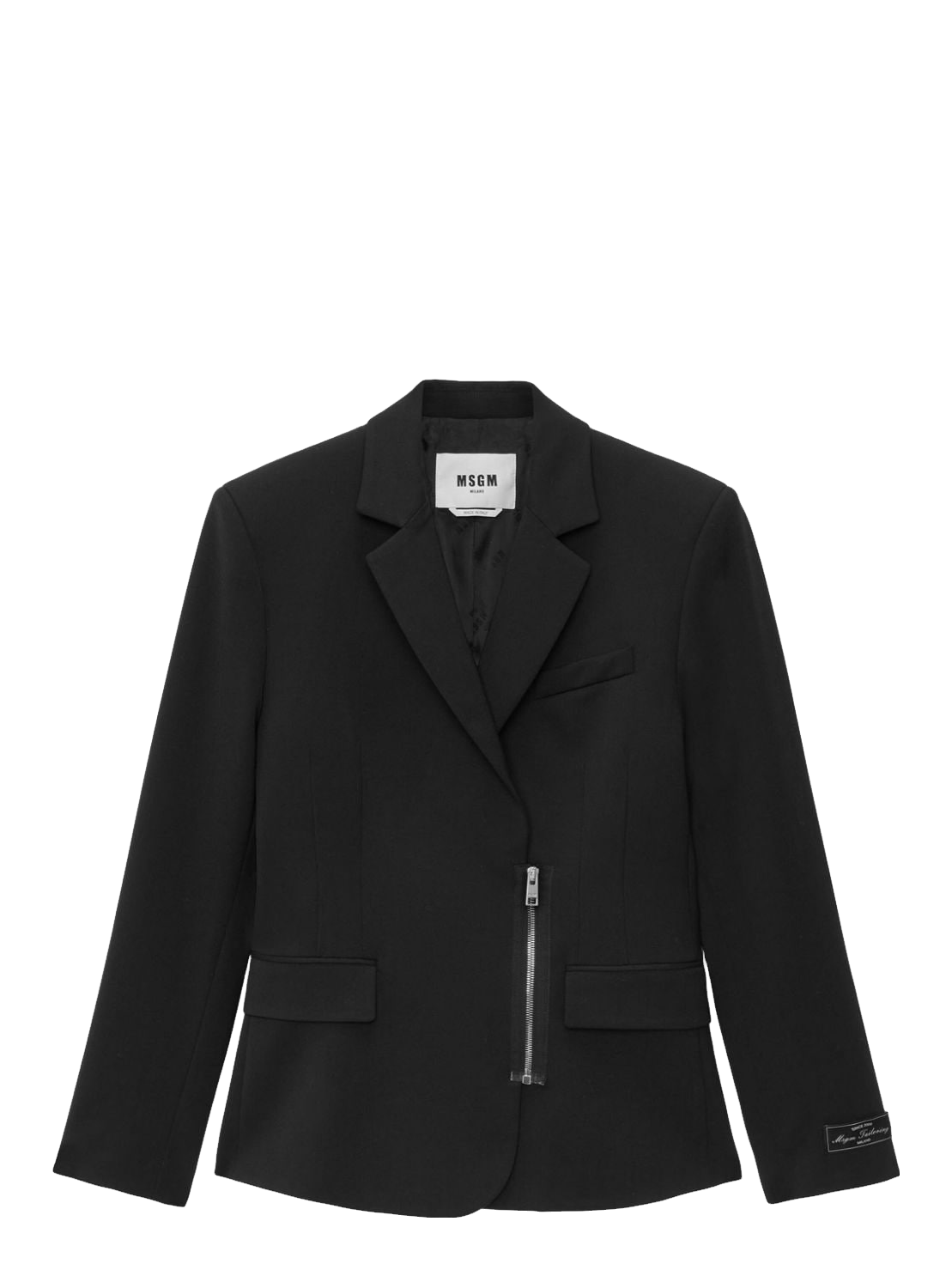 MSGM MSGM Zipped Single-Breasted Blazer