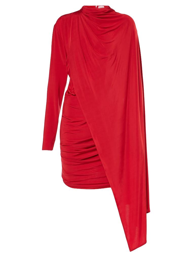 MAGDA BUTRYM Caped Cupro-Blend Minidress