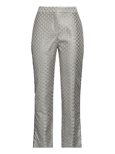 MAJE Tapered Brocade Pants