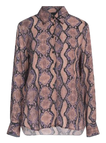 PINKO Snakeskin-Print Viscose Shirt