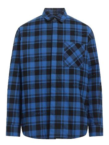 OFF-WHITE off-white man shirt blue size m cotton