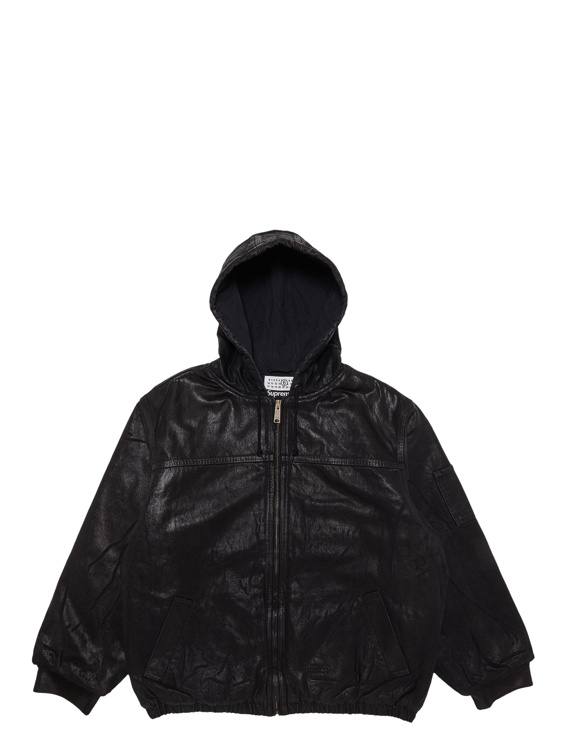 Supreme Mm6 Maison Margiela Foil Hooded Work Jacket - Black