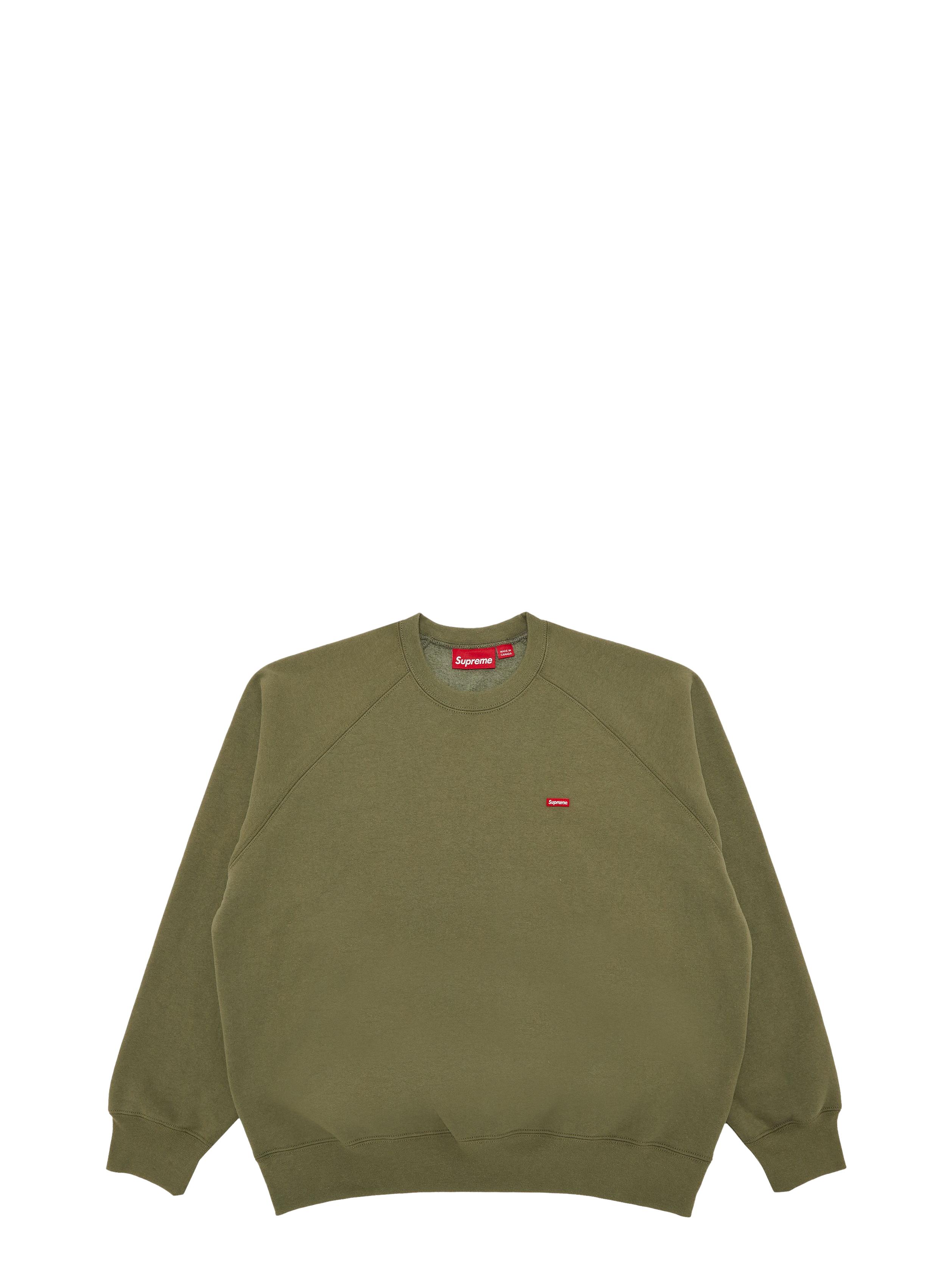 トップス Supreme Small Box Raglan Crewneck Olive Supreme Small Box Raglan Crewneck - Green | Editorialist