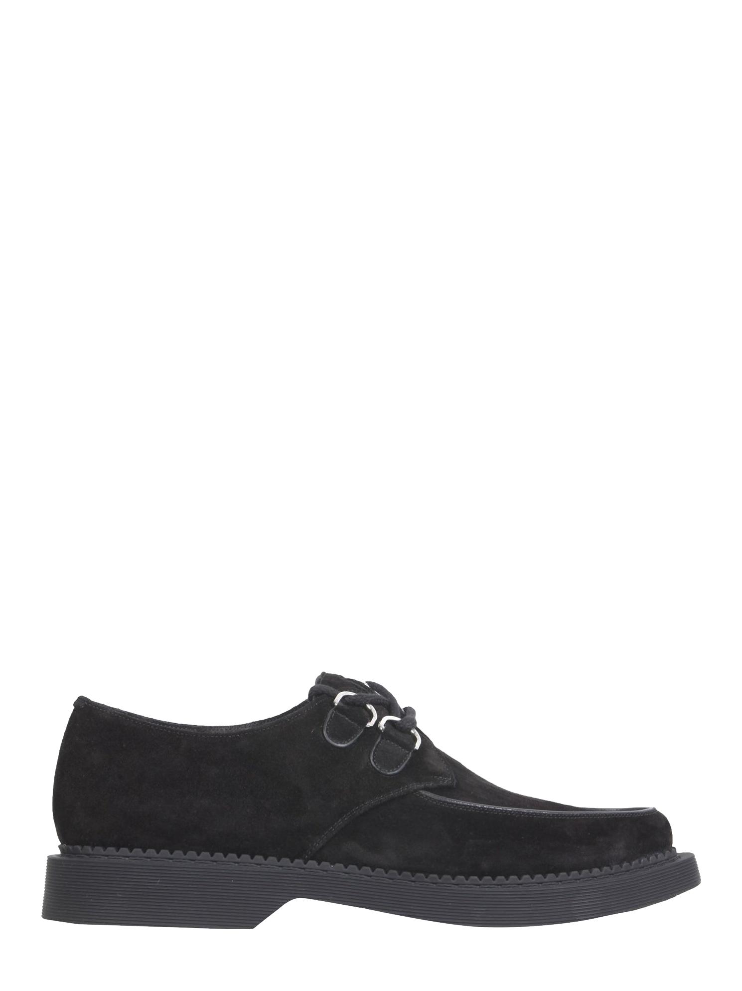 Saint Laurent Teddy Suede Derbies In Black - 46% Off | Editorialist
