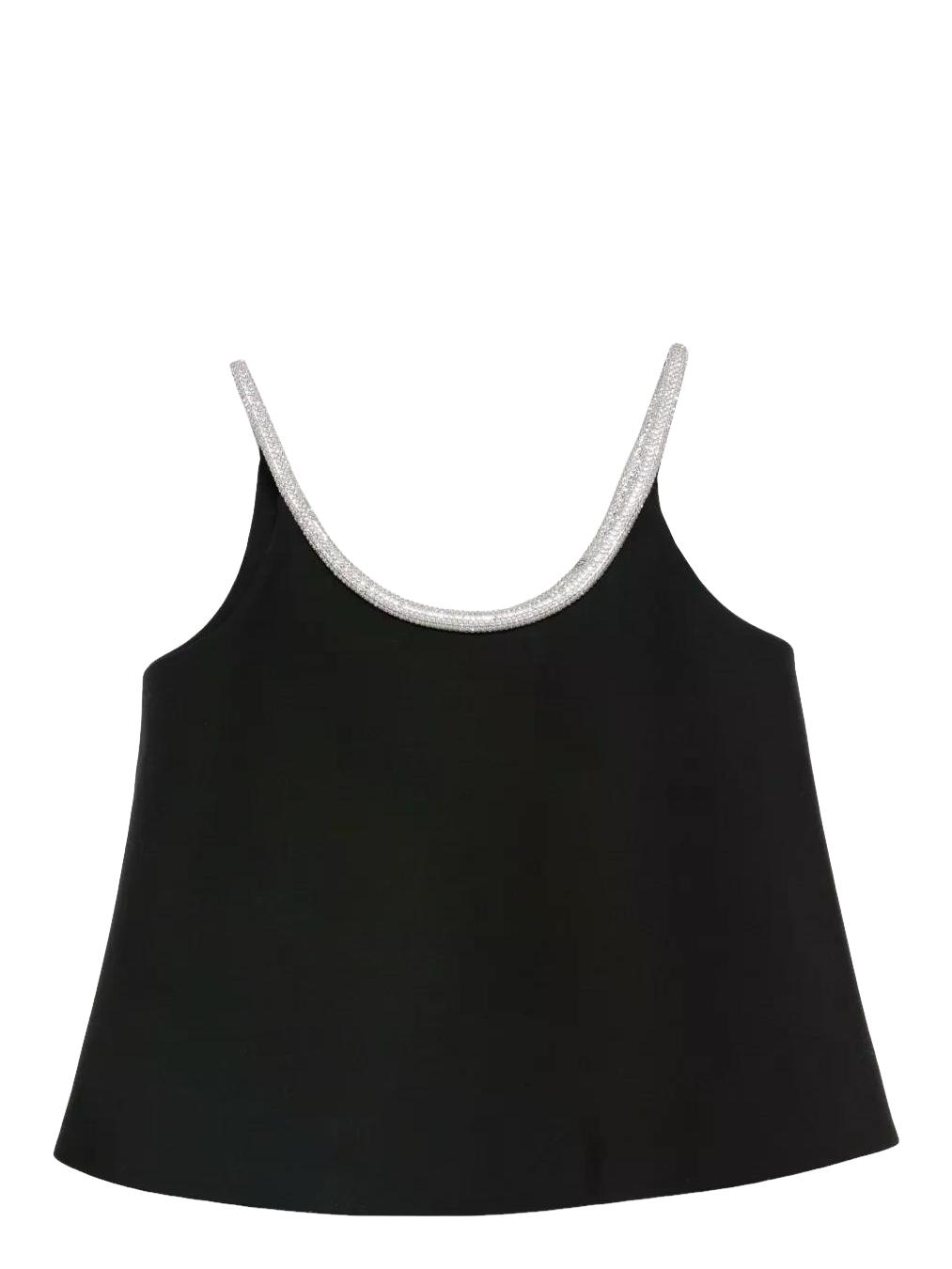 RÓHE A-line Appliqué-Detail Top