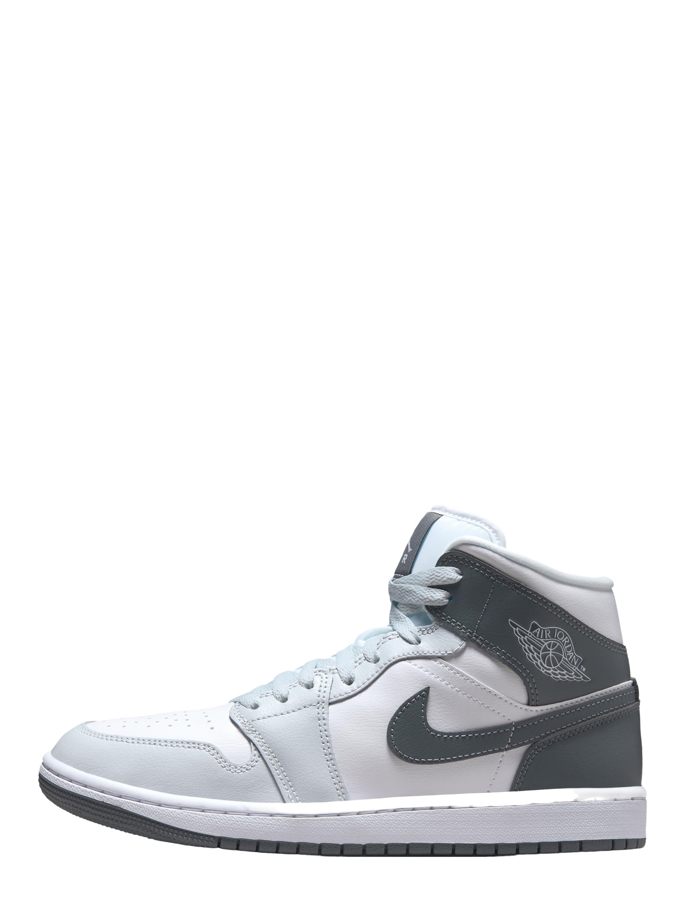 Jordan 1 Mid Sneakers - White - 19% Off | Editorialist