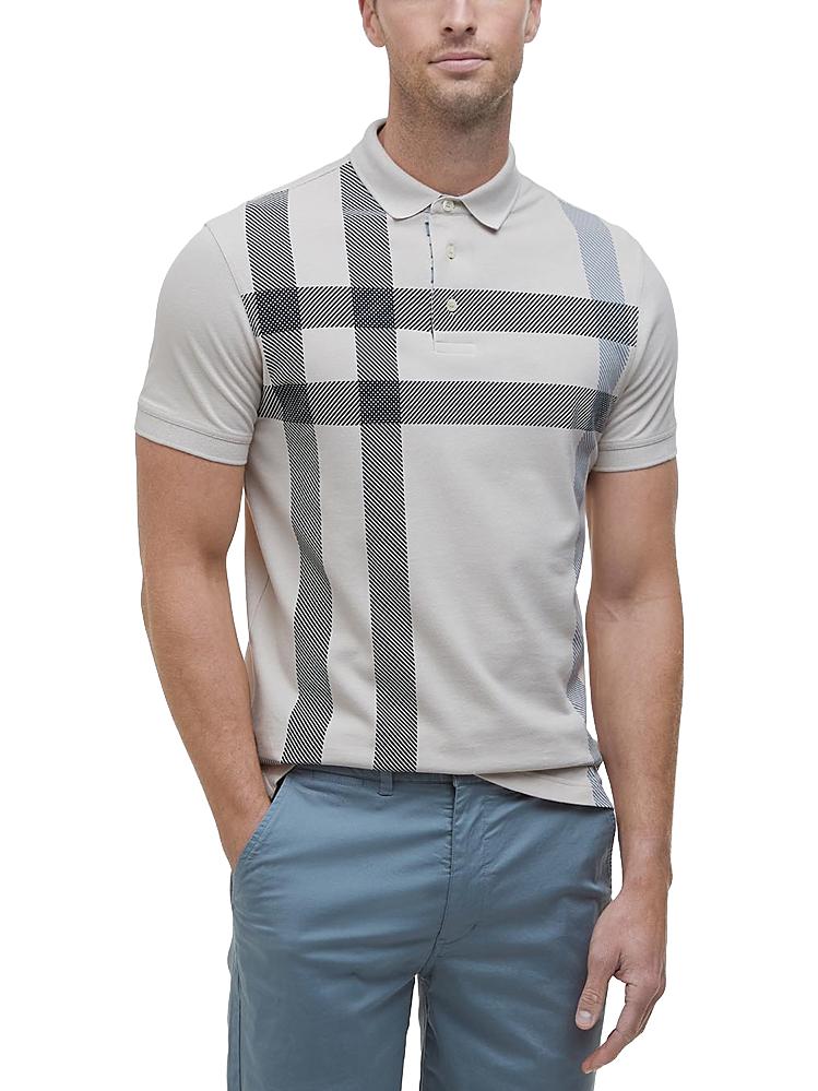 BARBOUR blaine cotton pique regular fit polo shirt