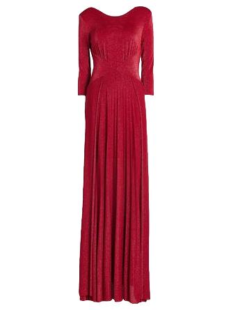 LIU JO LIU •JO maxi dress brick