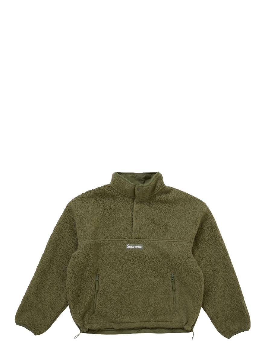 Supreme X Polartec Mock Neck Pullover - Black | Editorialist