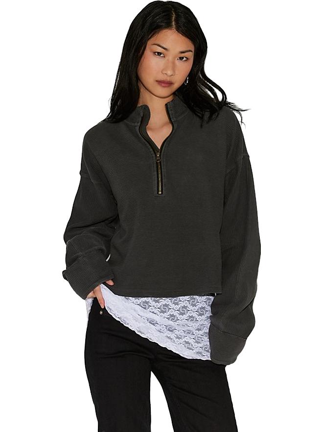 FREE PEOPLE FREE PEOPLE We The Free Celeste Quarter Zip Pullover
