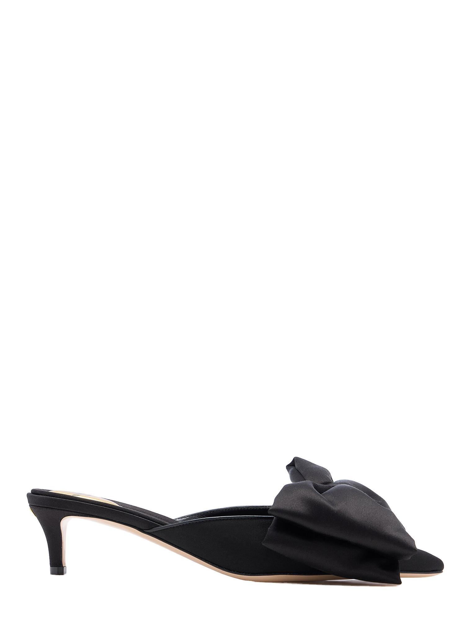 VALENTINO Draped Silk Cady Couture & Chiffon Midi Dress