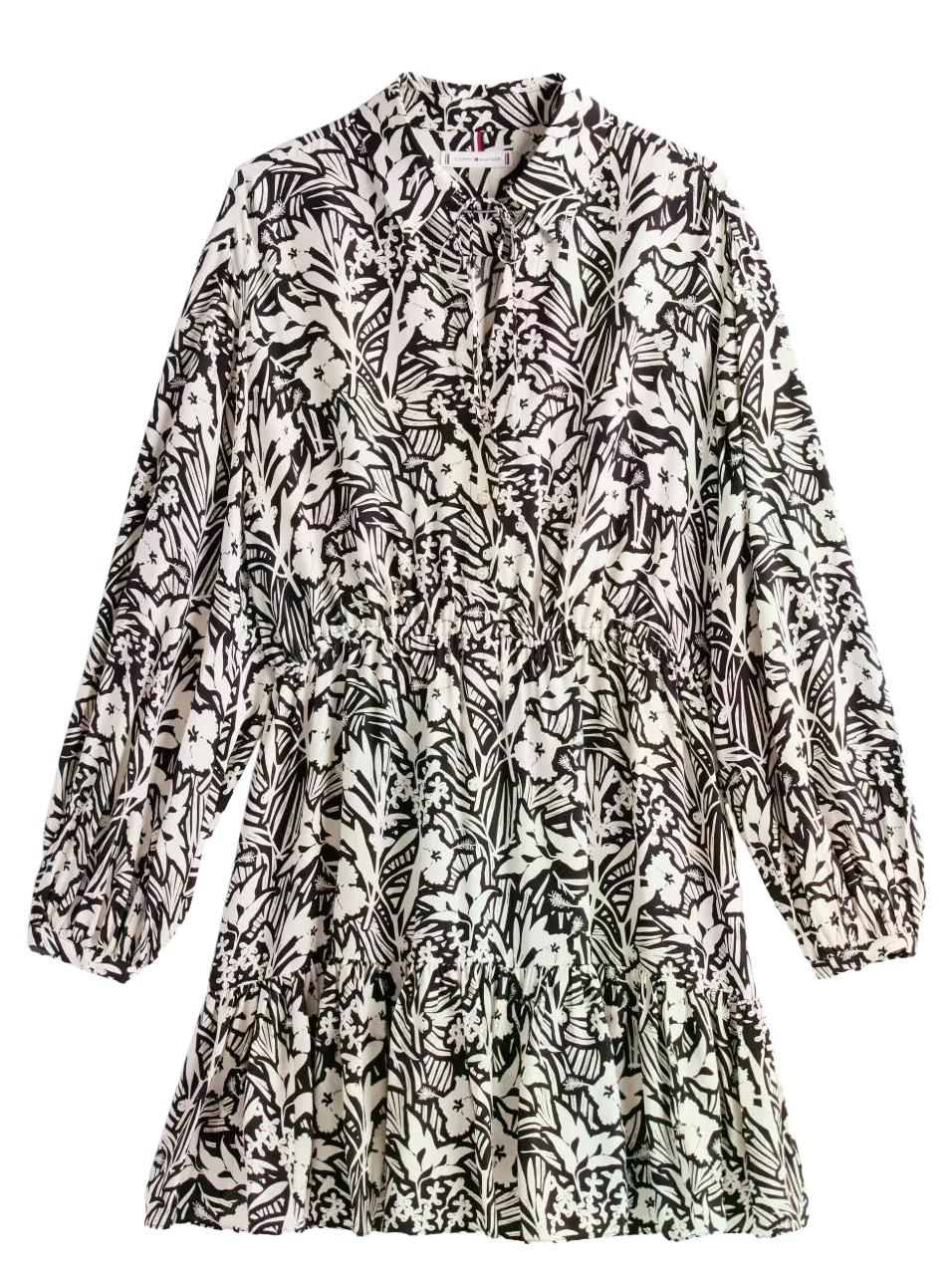 TOMMY HILFIGER Floral Print Mini Dress