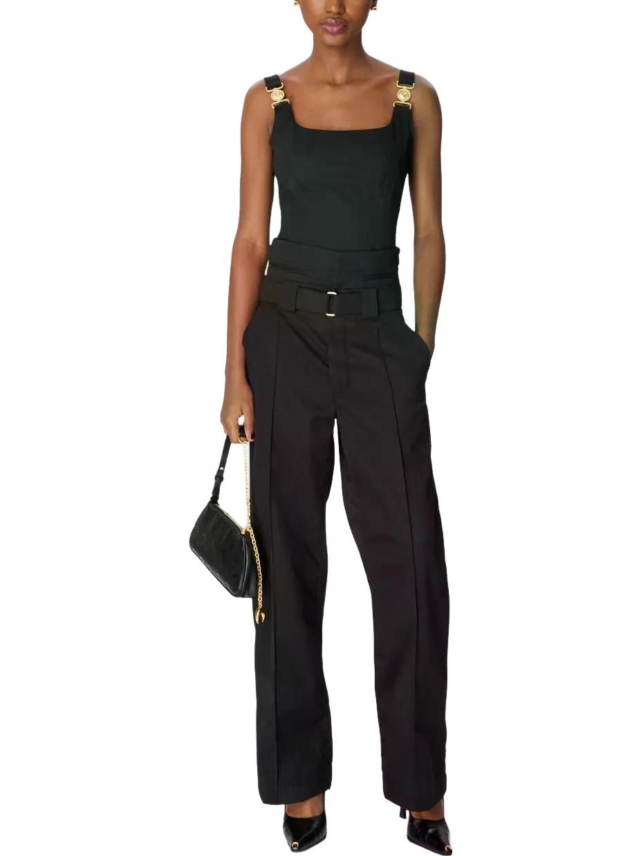 MARINE SERRE Marine Serre Sleeveless Top with Chain Detail