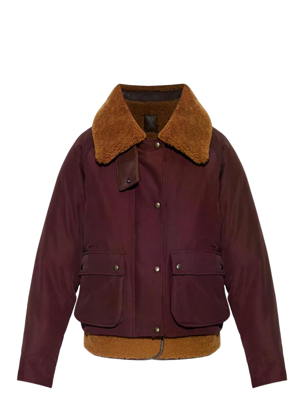 LOEWE LOEWE Shearling-Trimmed Puffer Jacket