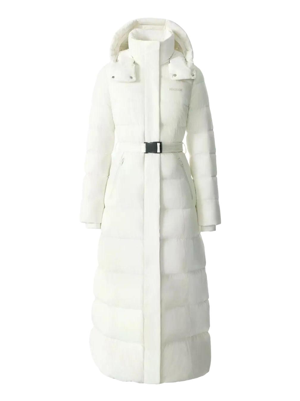MACKAGE Calina-City Hooded Belted Coat