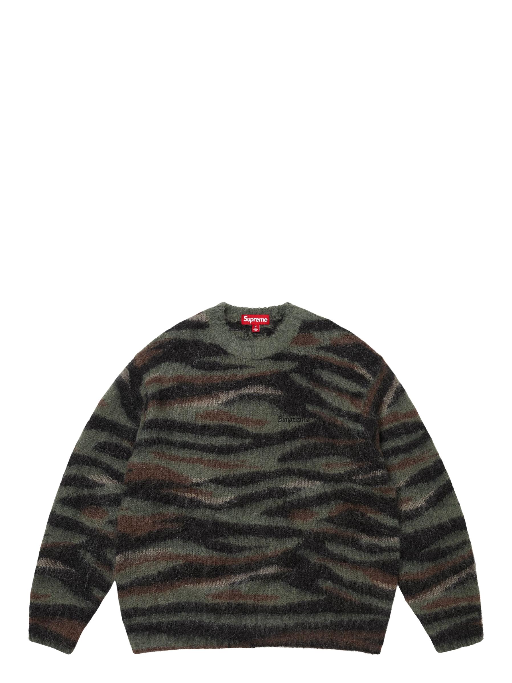Supreme Brushed Mohair Supreme Tiger Camo Mohair Sweater Cardigan