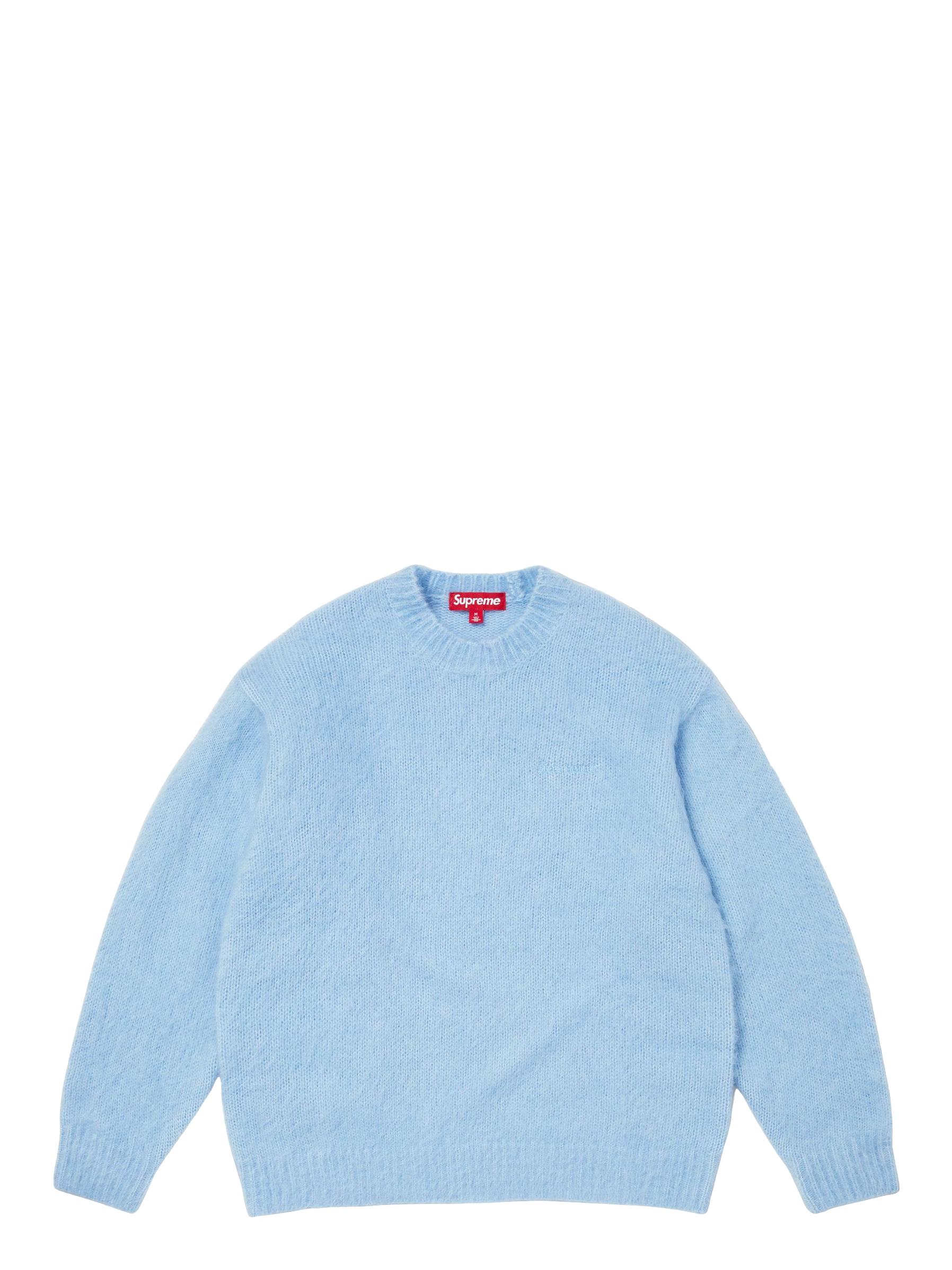 Supreme Brushed Mohair Sweater - Blue | Editorialist