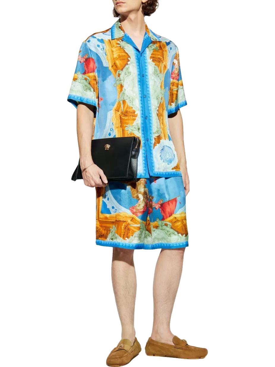 VERSACE Gallery Silk Shorts