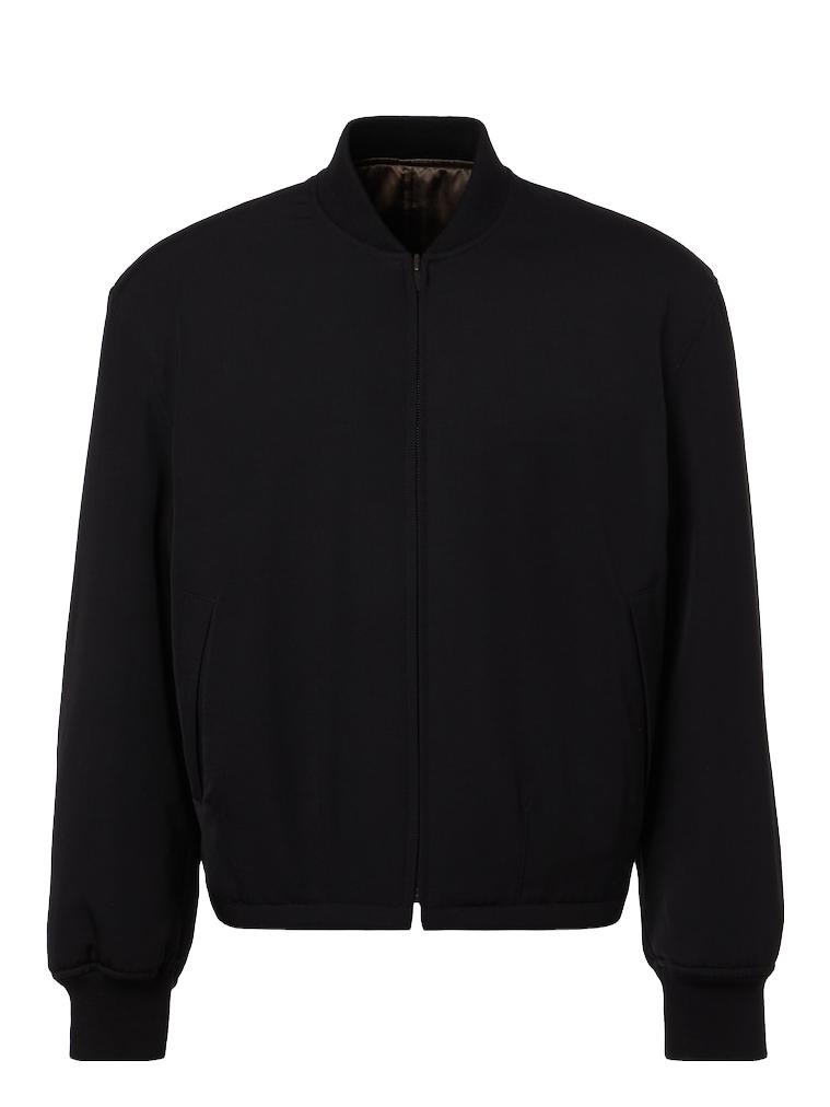 THE ROW The Row Fenn Reversible Wool Bomber Jacket